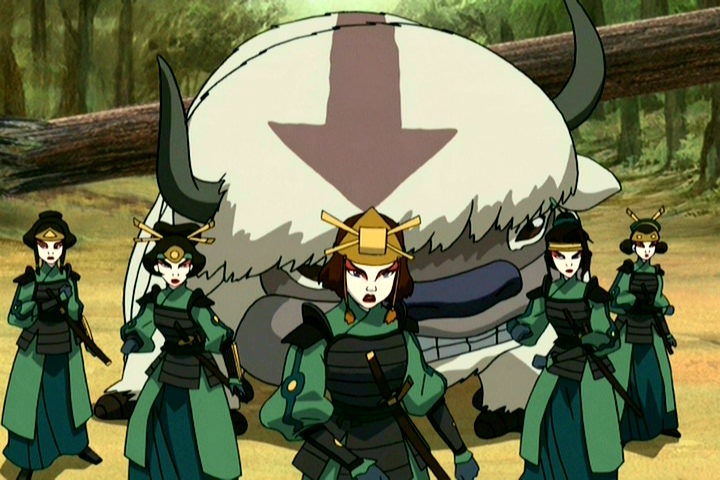 We have learned the canonical origins of the Kyoshi Warriors' fighting ...